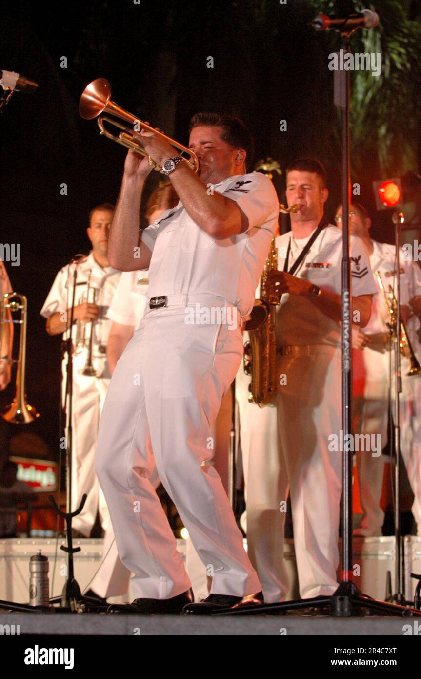 US Navy Musician 2nd Class assigned to the Norfolk, Va. based U.S. Navy ...