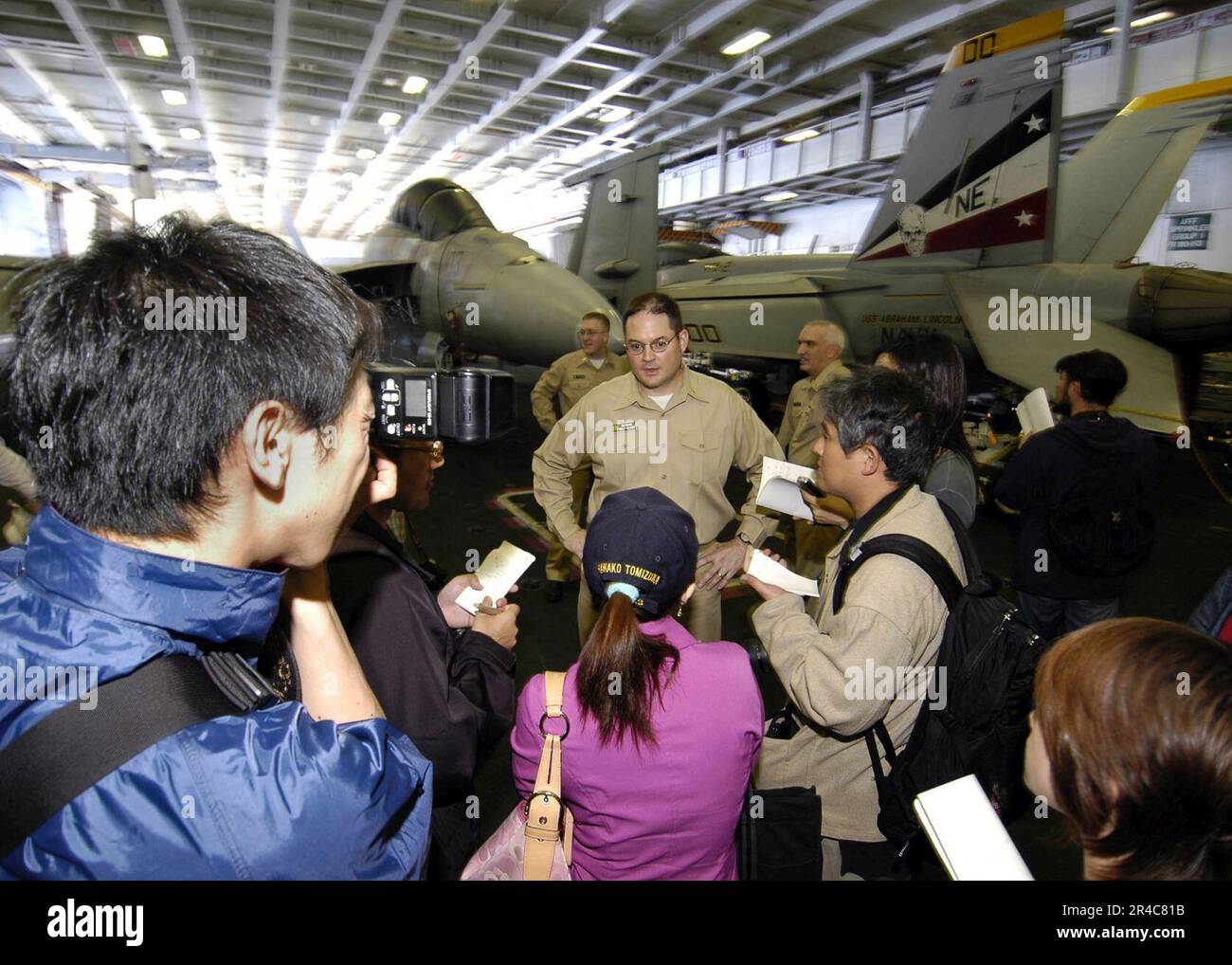 US Navy The Public Affairs Officer aboard the Nimitz-class aircraft ...