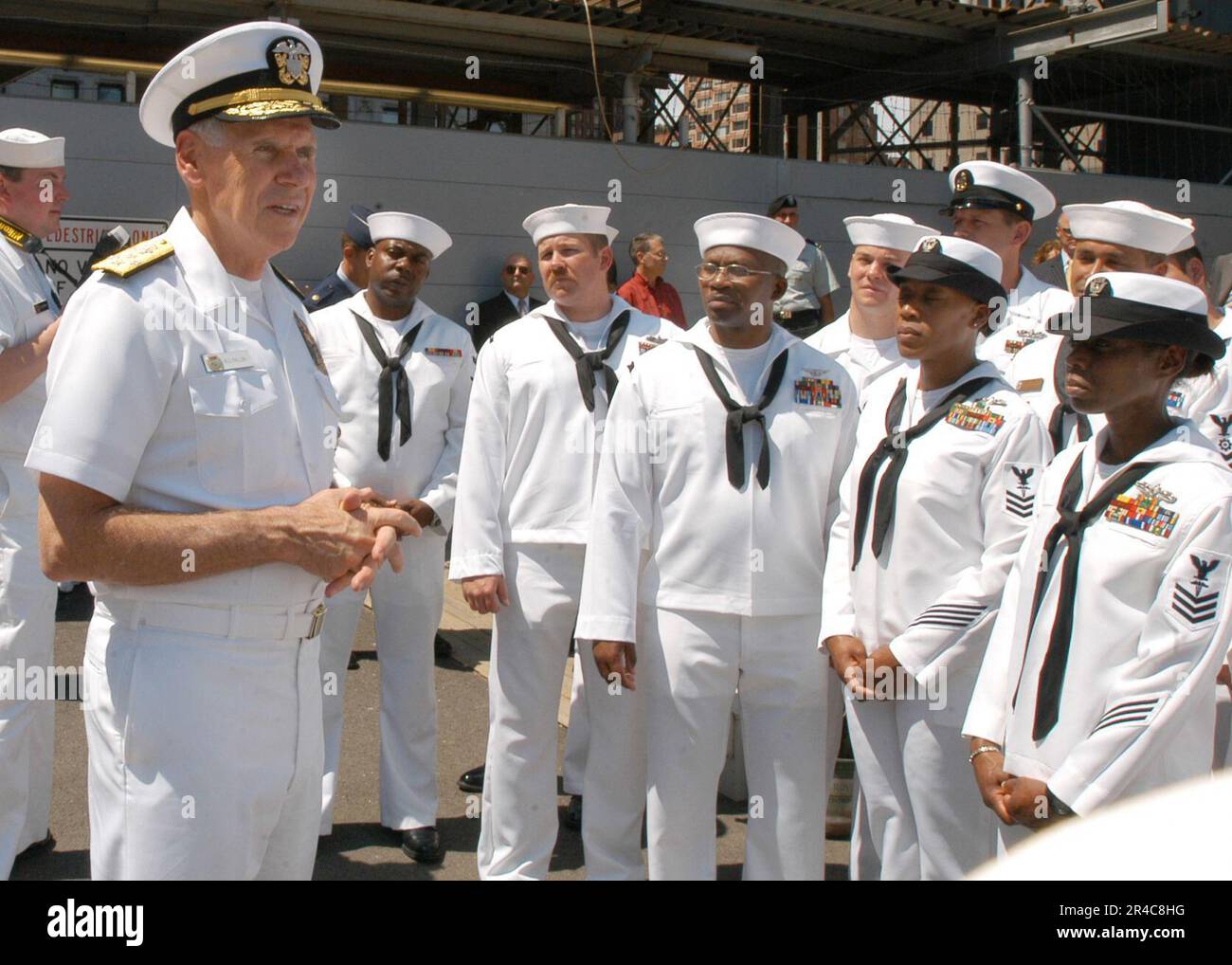 US Navy Commander, U.S. Pacific Command, Admiral William J. Fallon ...