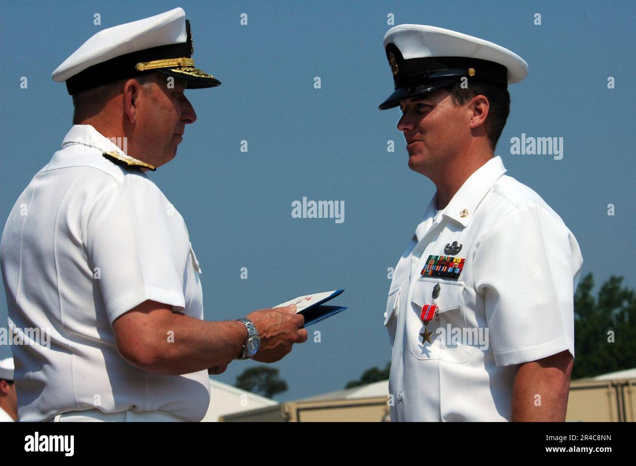 US Navy Commander, Navy Expeditionary Combat Command, Rear Adm. Donald ...