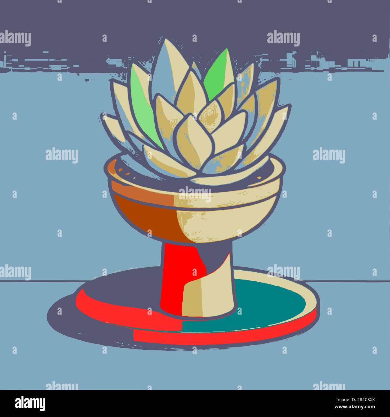 Radiant green spring background Stock Vector Images - Alamy