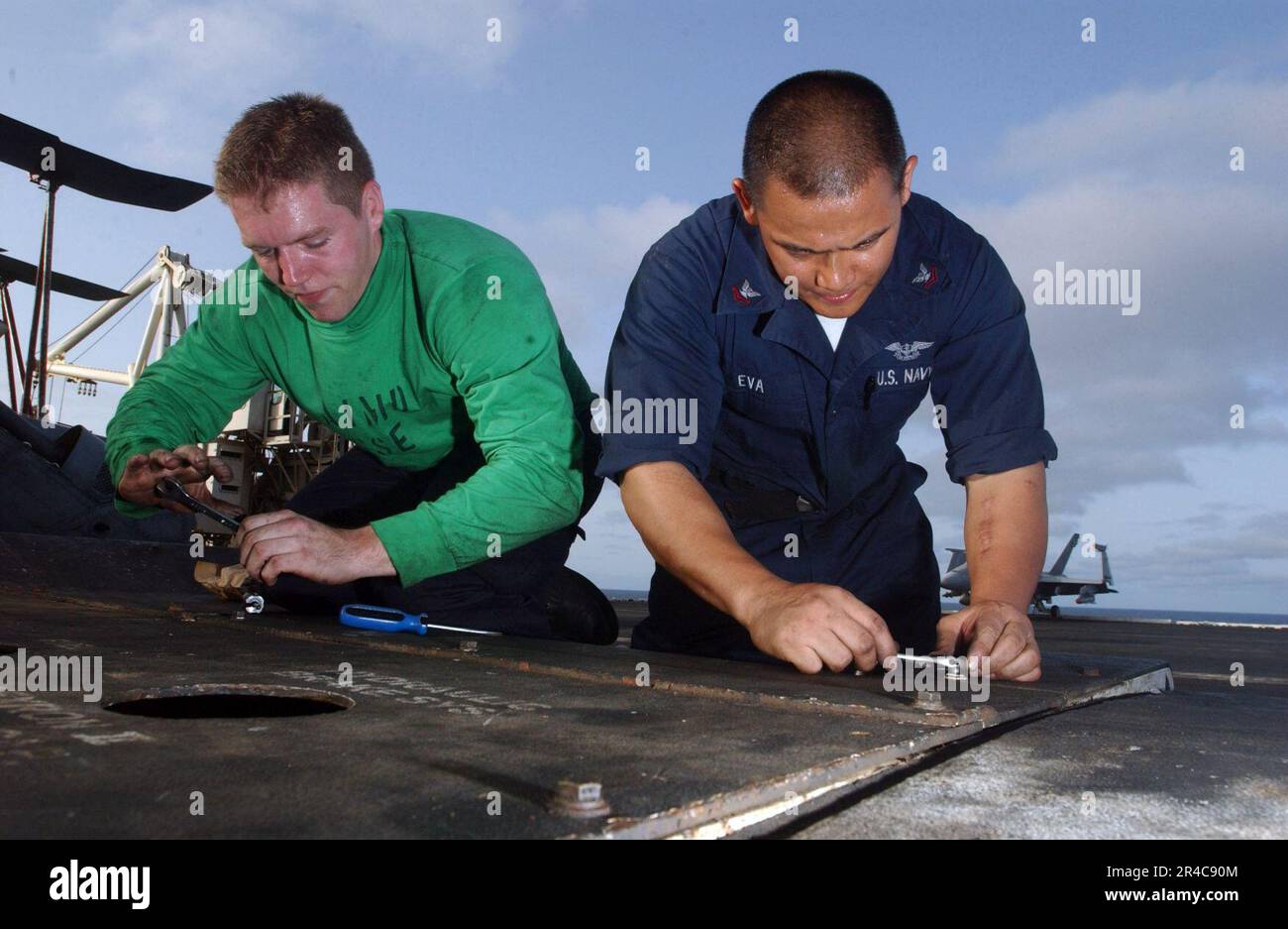 US Navy Aviation Support Equipment Technician 2nd Class and Aviation ...