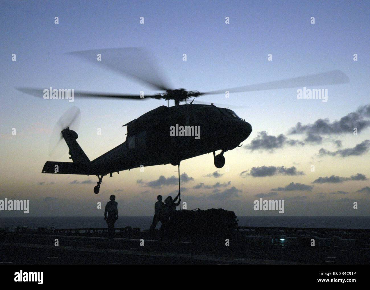 US Navy An MH-60S Seahawk helicopter assigned to the Dragon Whales of ...