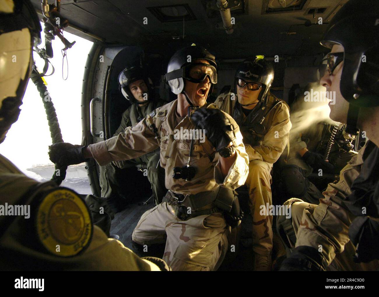 US Navy Senior Chief Electronics Technician center, assigned to ...