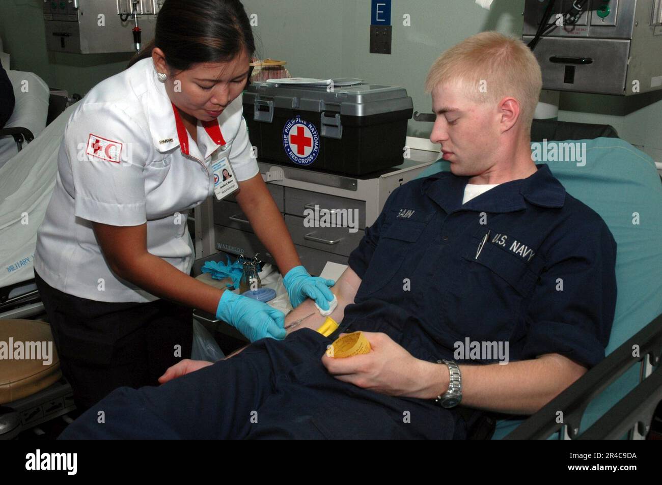 US Navy a medical technician and chapter service representative for the ...