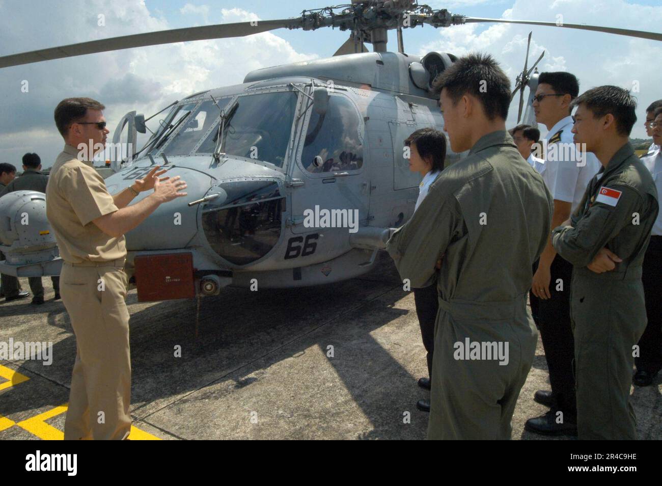 US Navy Officer in Charge Anti-Submarine Squadron Light Three Seven ...