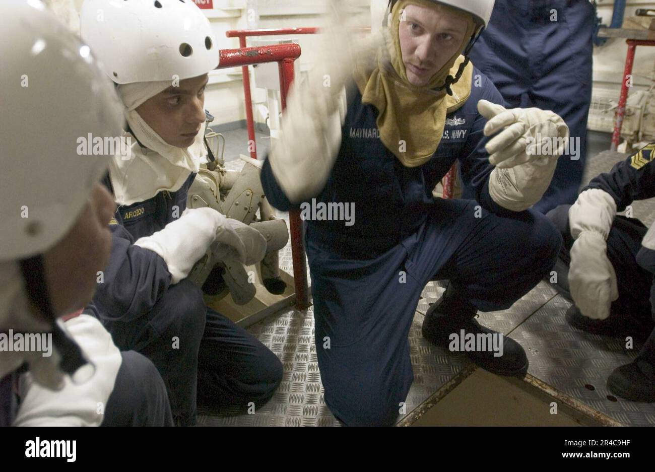 US Navy Damage Controlman 3rd Class explains methods of controlling ...