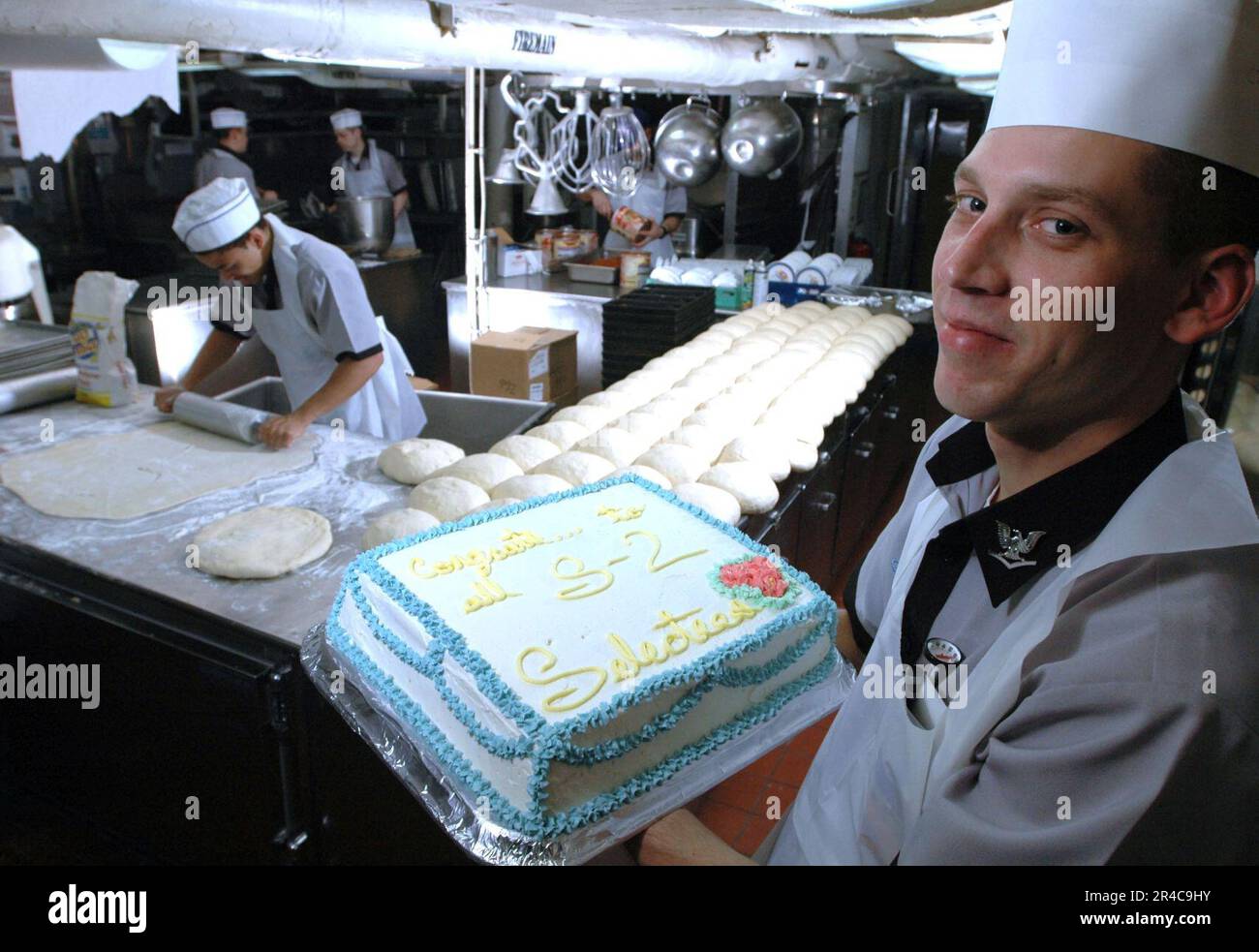 US Navy Culinary Specialist 3rd Class assigned aboard the USS Kitty ...