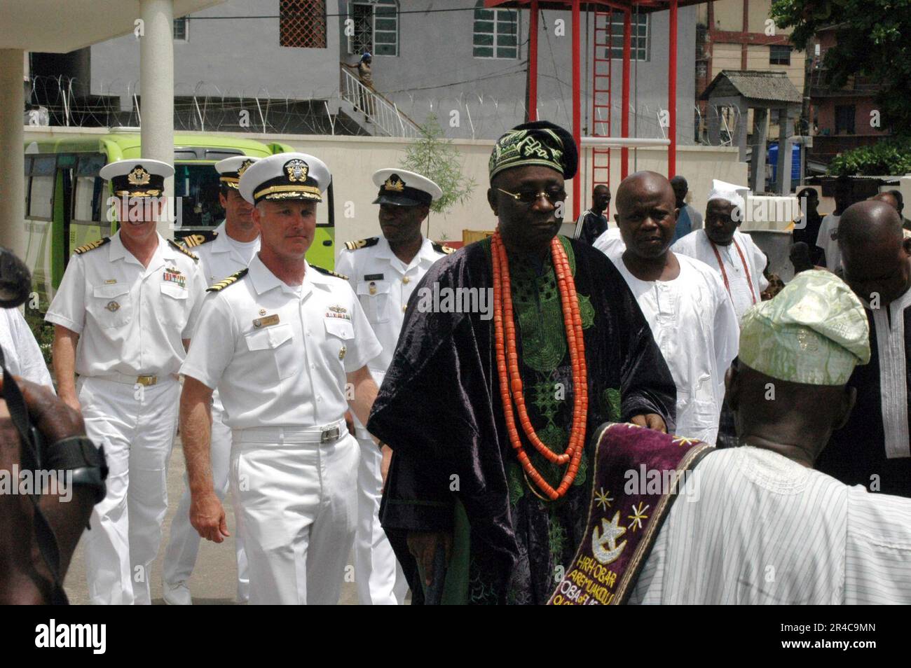 US Navy A delegation of Naval Commanding Officers representing Navies ...