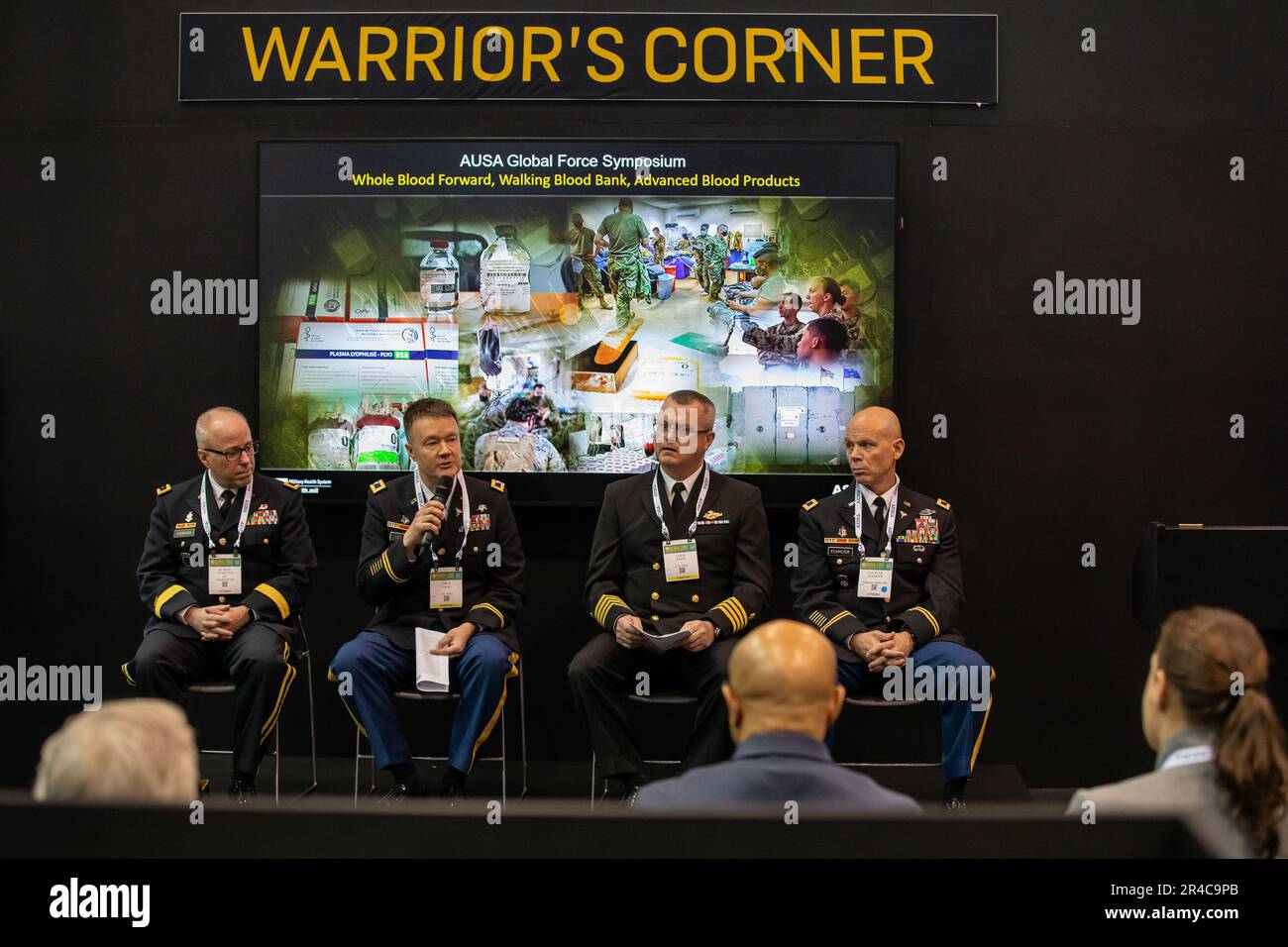 Brig. Gen. Mark Thompson, Deputy Chief of Staff for Support, leads a ...