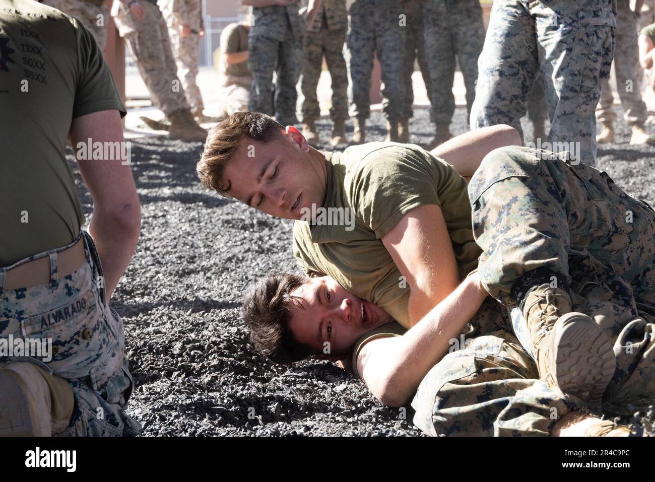 U.S. Marine Corps Capt. David Saxon, intelligence officer, Marine ...