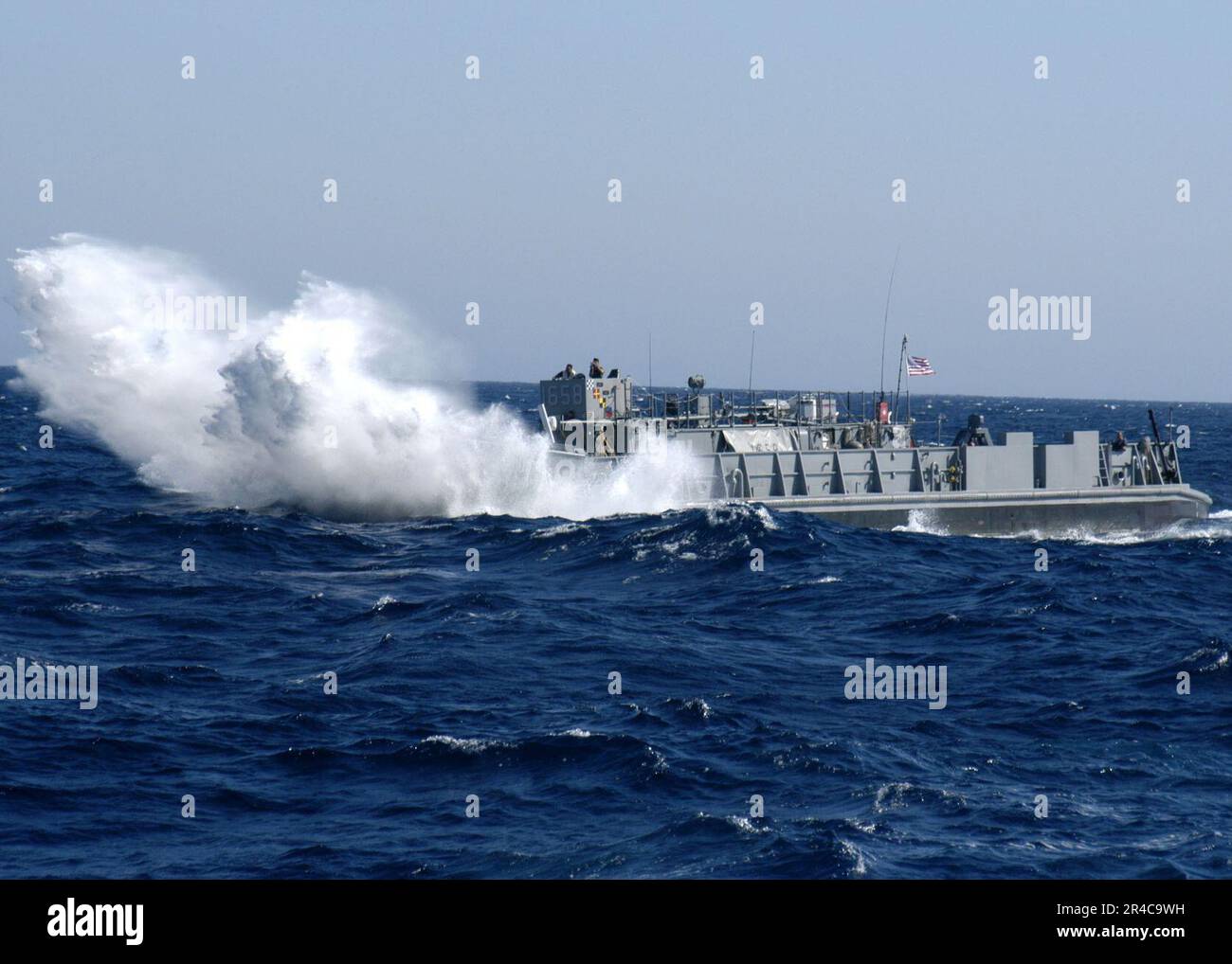 US Navy Landing Craft Utility one Six Five Eight (LCU 1658) assigned to ...