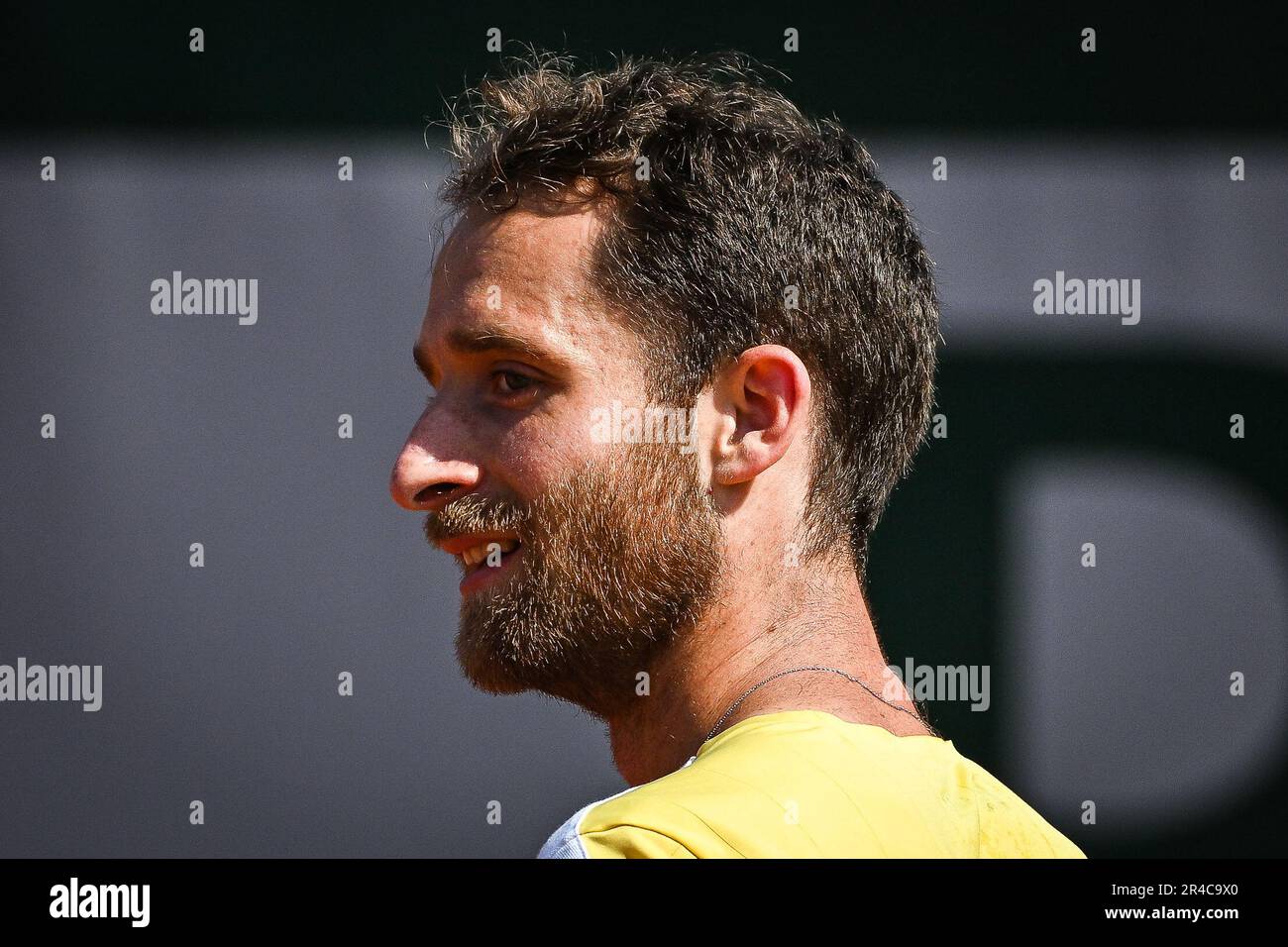 Constant LESTIENNE of France during an exhibition match of Roland ...