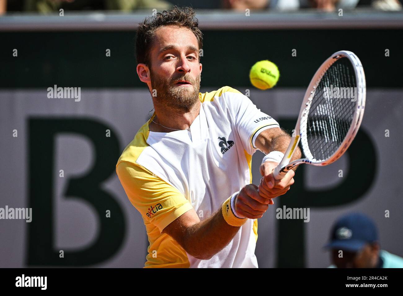Constant LESTIENNE of France during an exhibition match of Roland ...