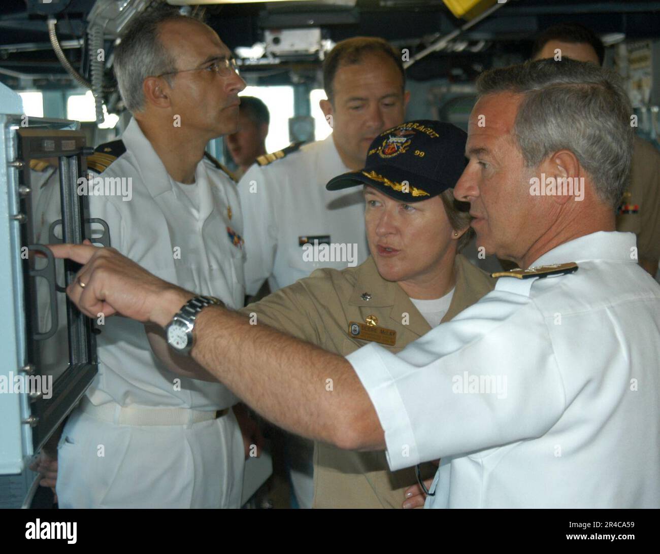 US Navy The Chief of Naval Operations from Chile visited the guided ...