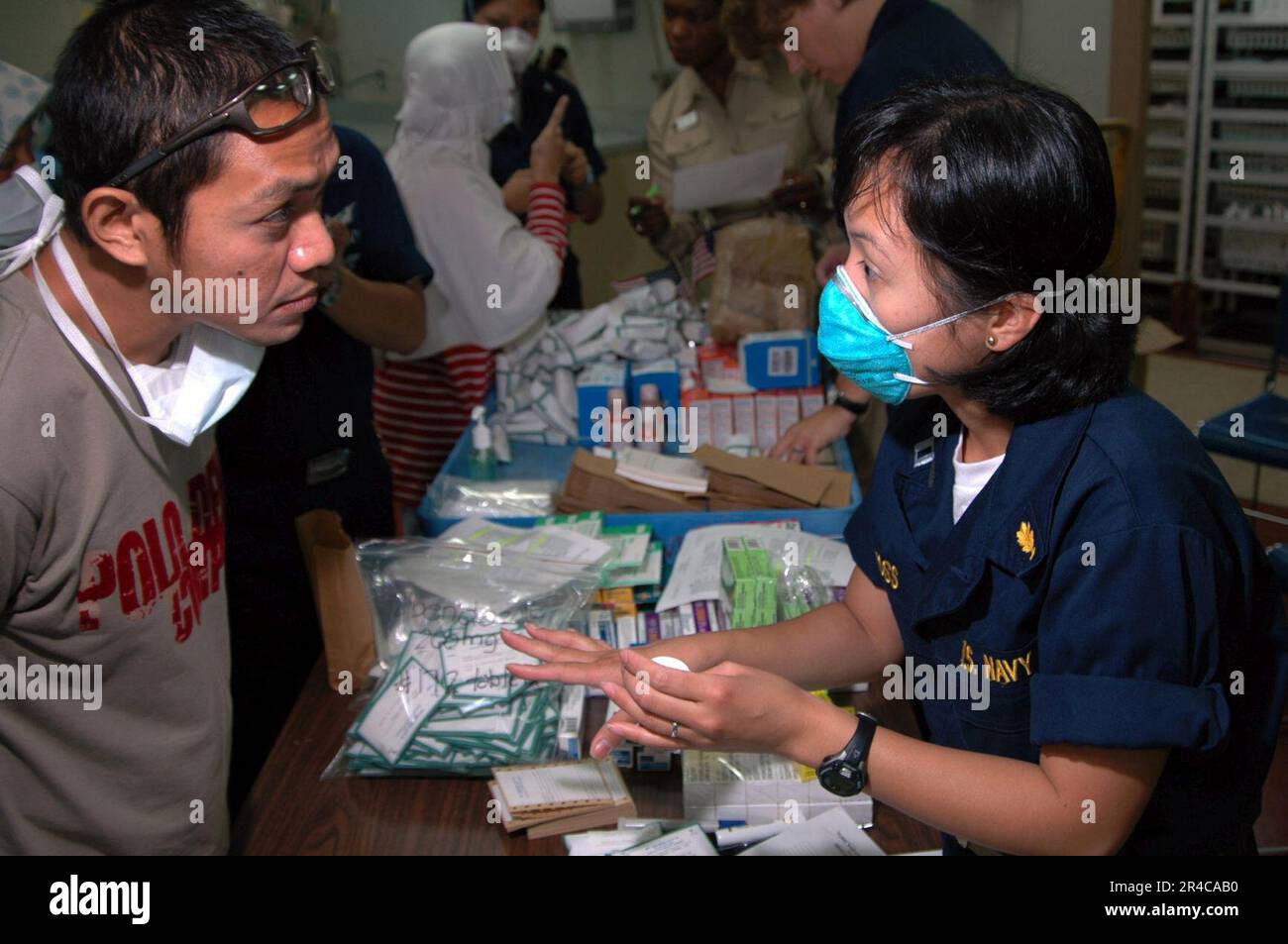 US Navy Navy Lt. a pharmacist with the Medical Treatment Facility ...