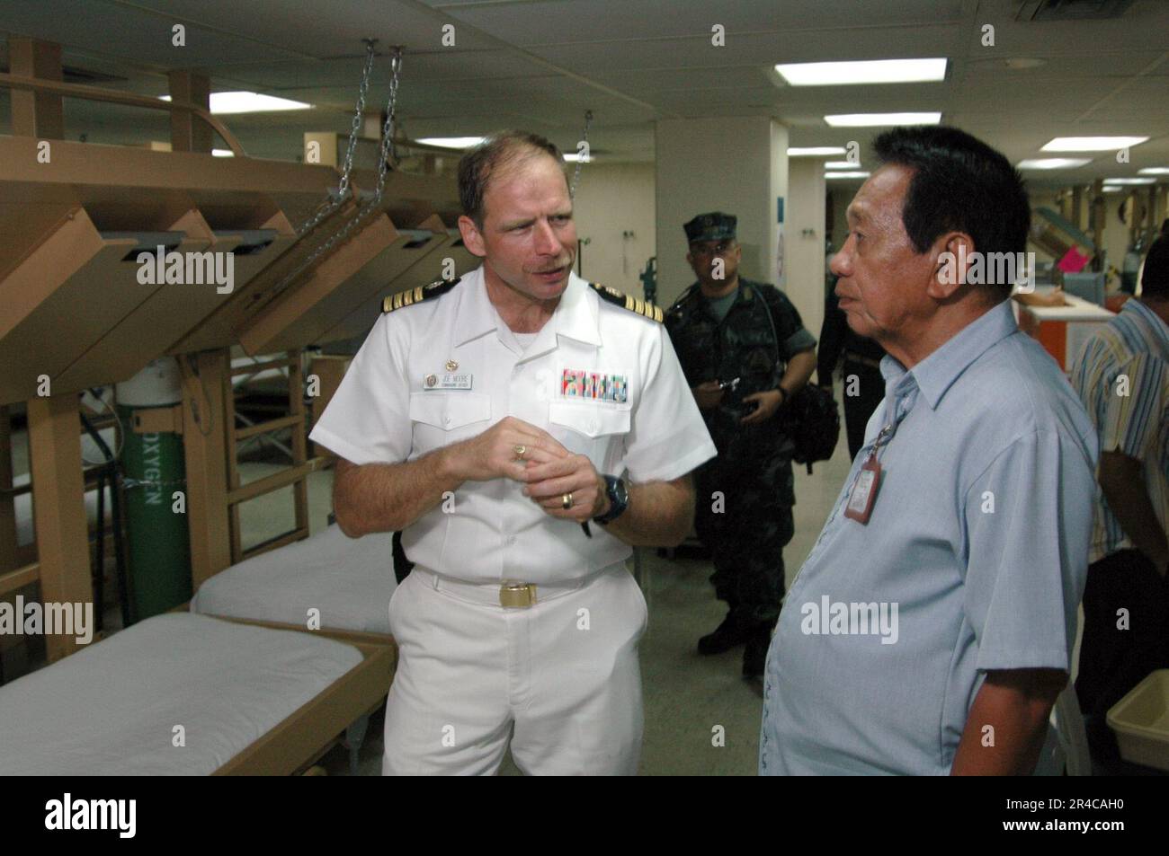 US Navy Commanding officer of the medical treatment facility aboard U.S ...