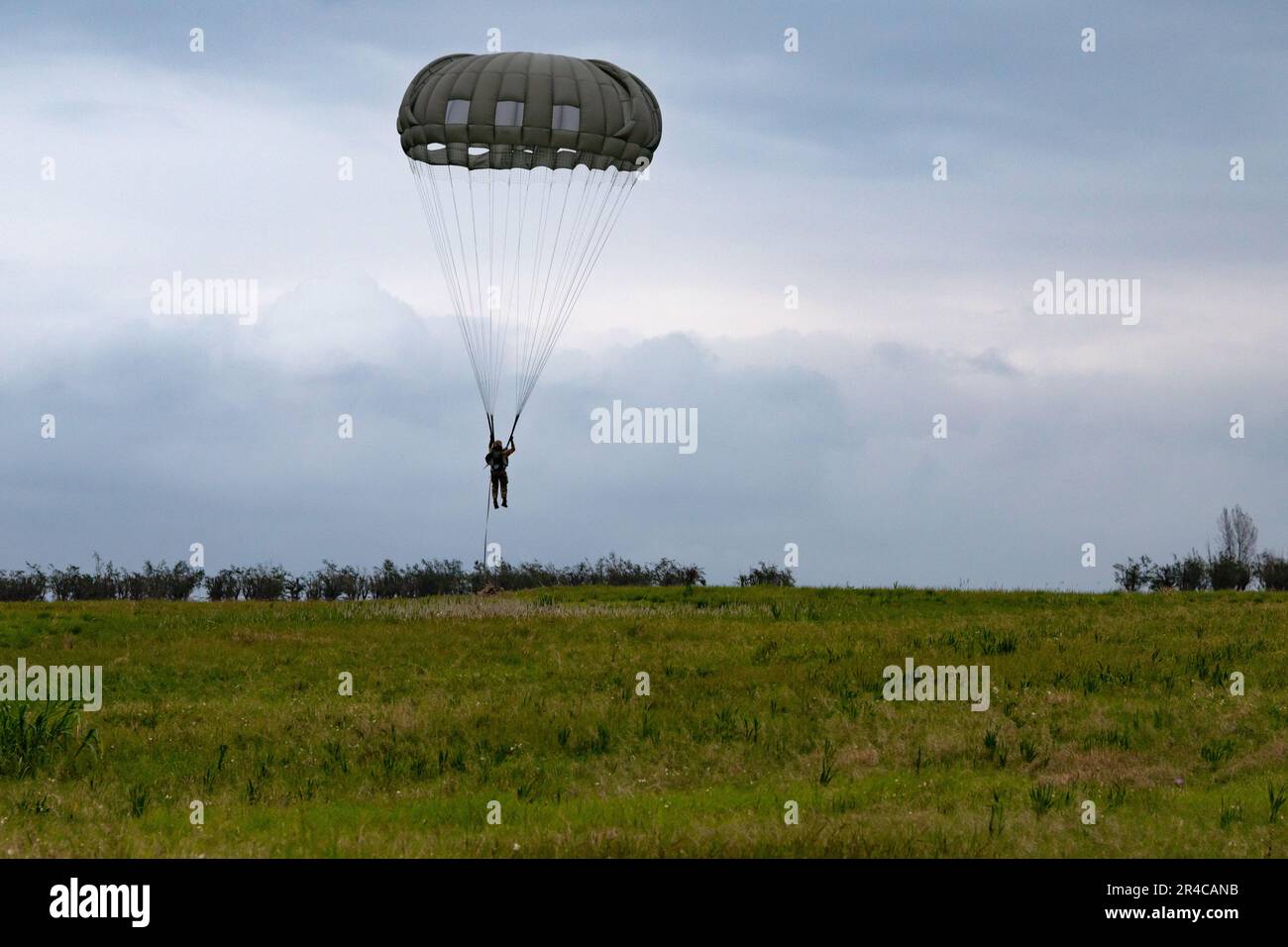 A U.S. Air Force Airman assigned to the 320th Special Tactics Squadron ...