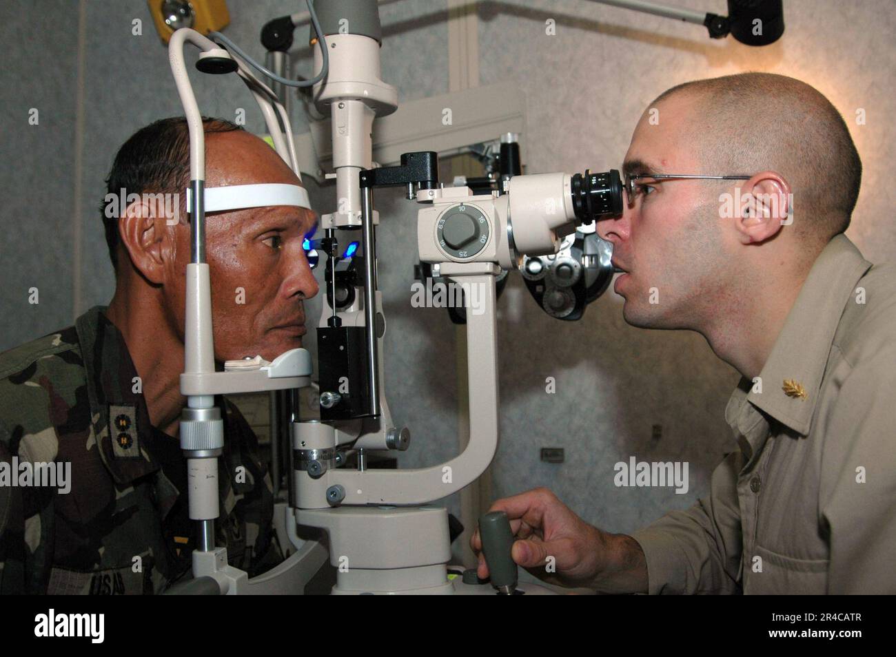 US Navy Navy Lt. an optometrist assigned to the Medical Treatment ...