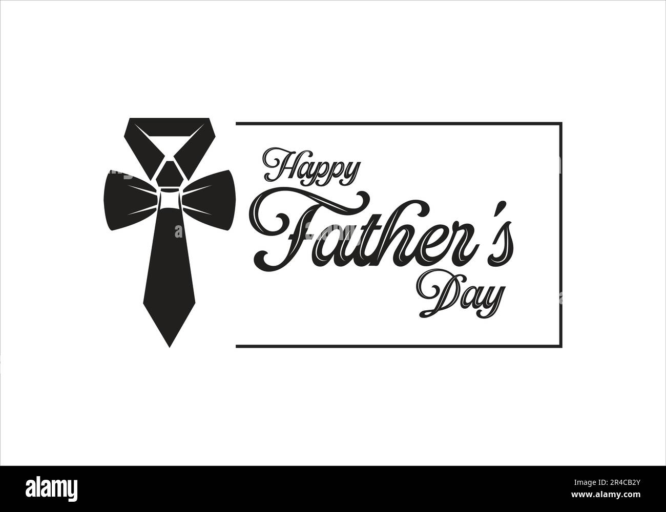 Happy Fathers Day Poster Card Vector Illustration Stock Vector Image