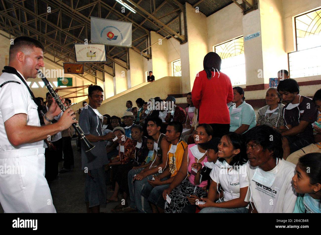 US Navy Navy Musician 1st Class of College Station, Texas, a member of ...