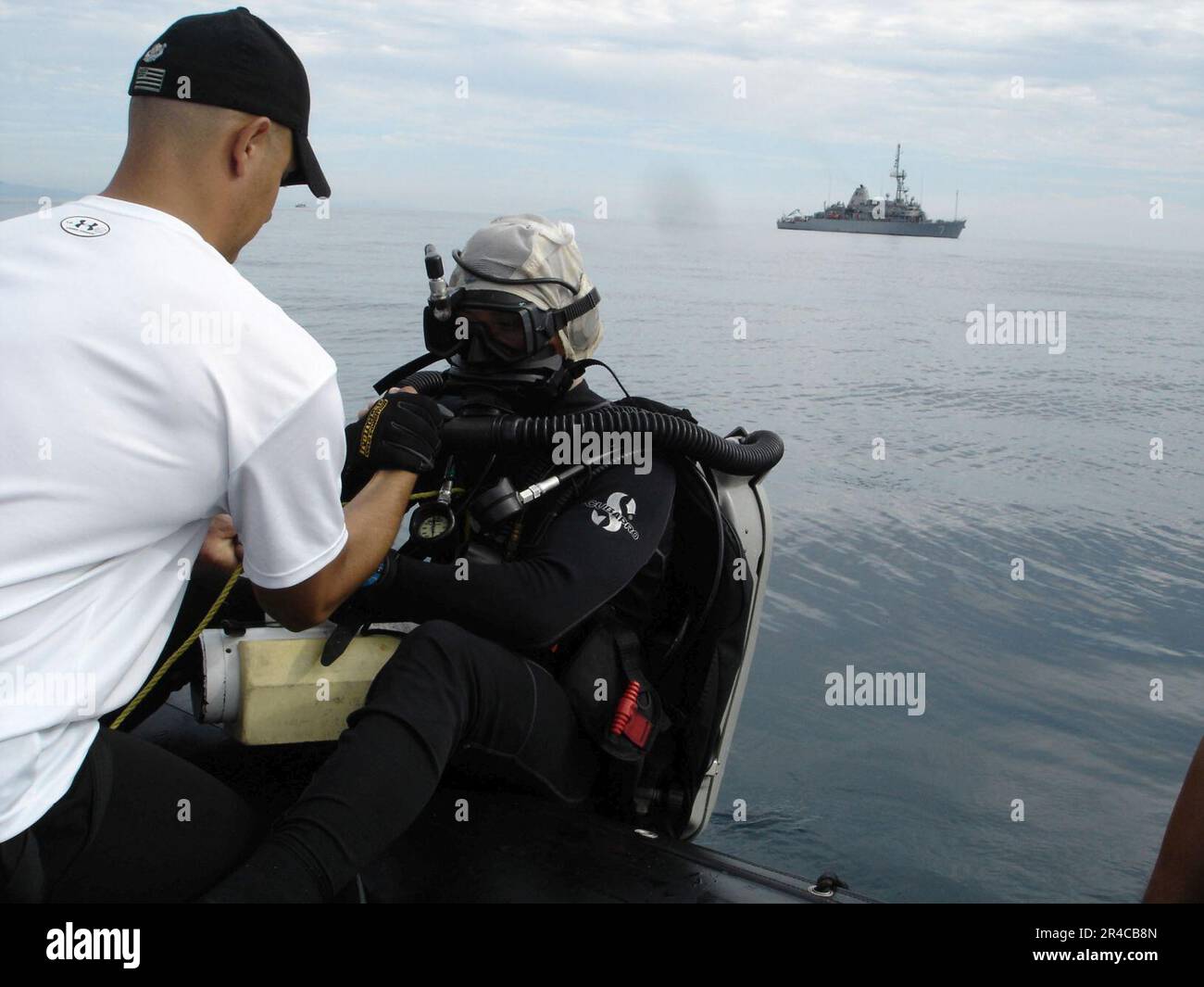 US Navy Explosive Ordnance Disposalman 2nd Class assigned to Explosive ...