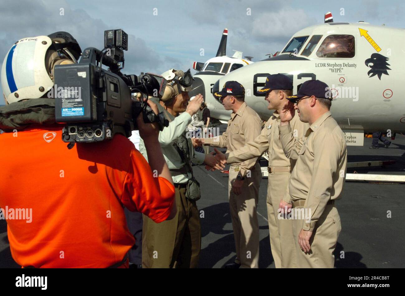 US Navy Capt. Carrier Air Wing Fourteen (CVW-14) Commanding Officer ...