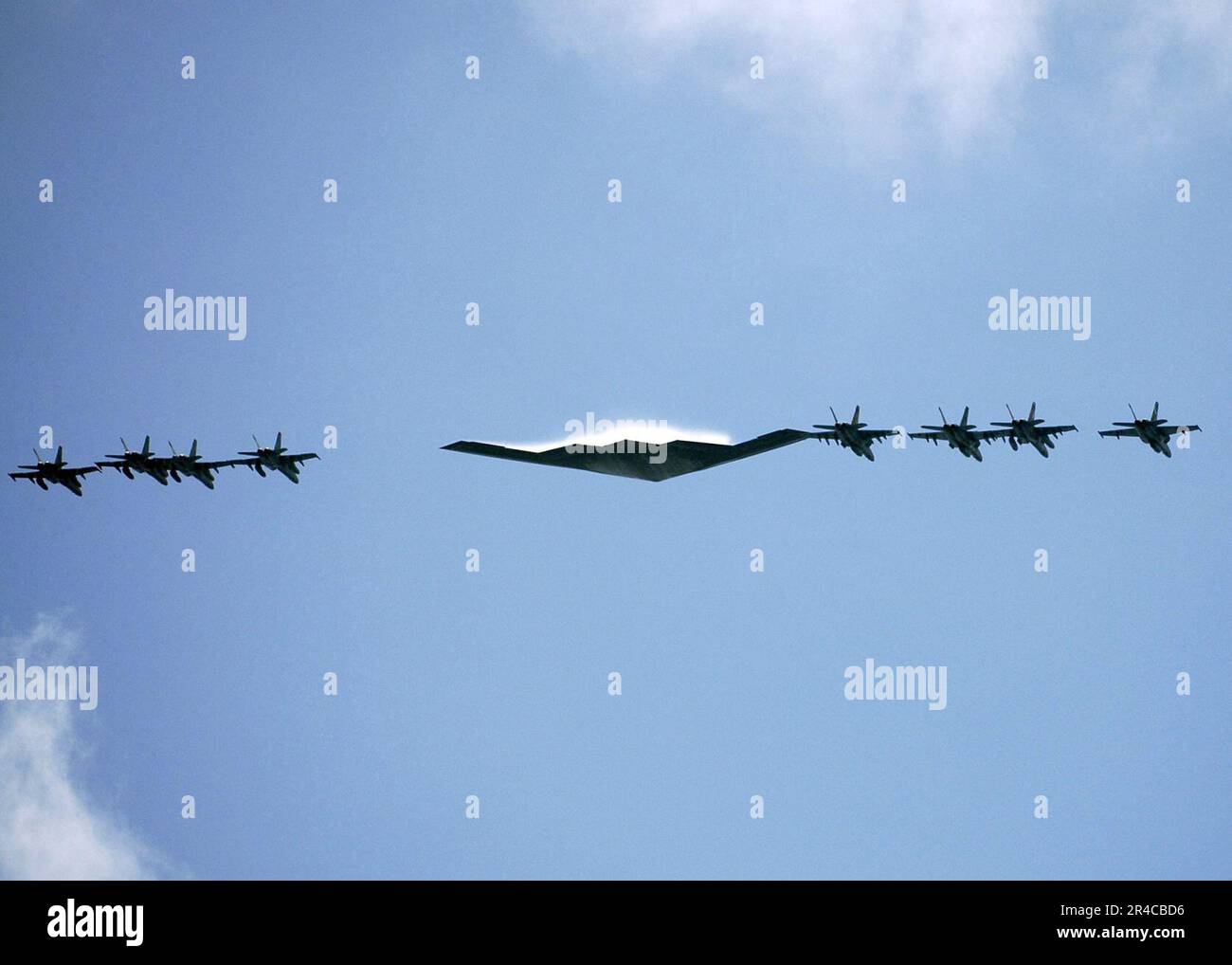 US Navy A B-2 Stealth Bomber assigned to Whiteman Air Force Base (AFB ...