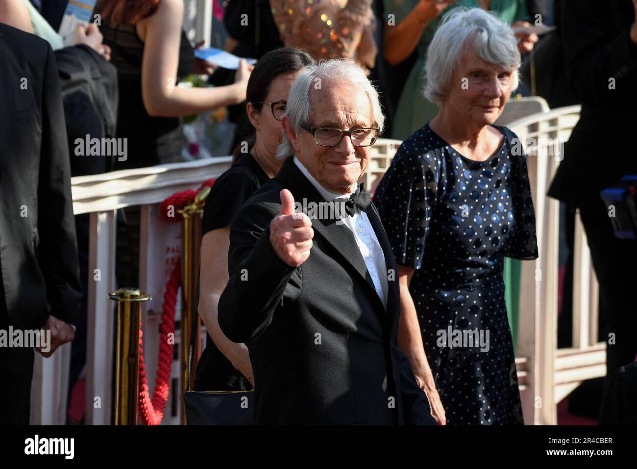 Cannes, France. 27th May, 2023. Director Ken Loach, Red Carpet 'The Old ...