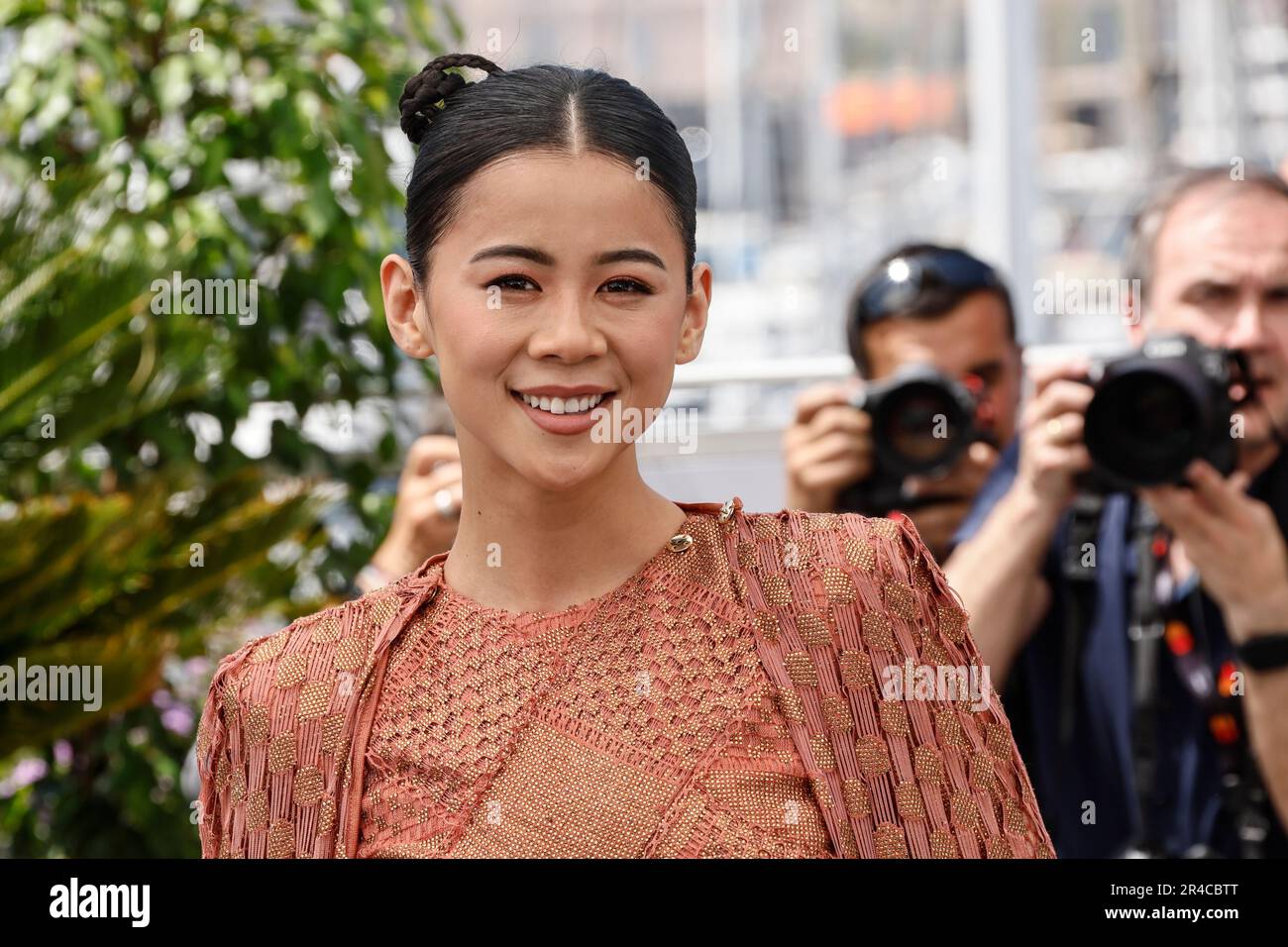 Leah Lewis poses for photographers at the photo call for the film ...