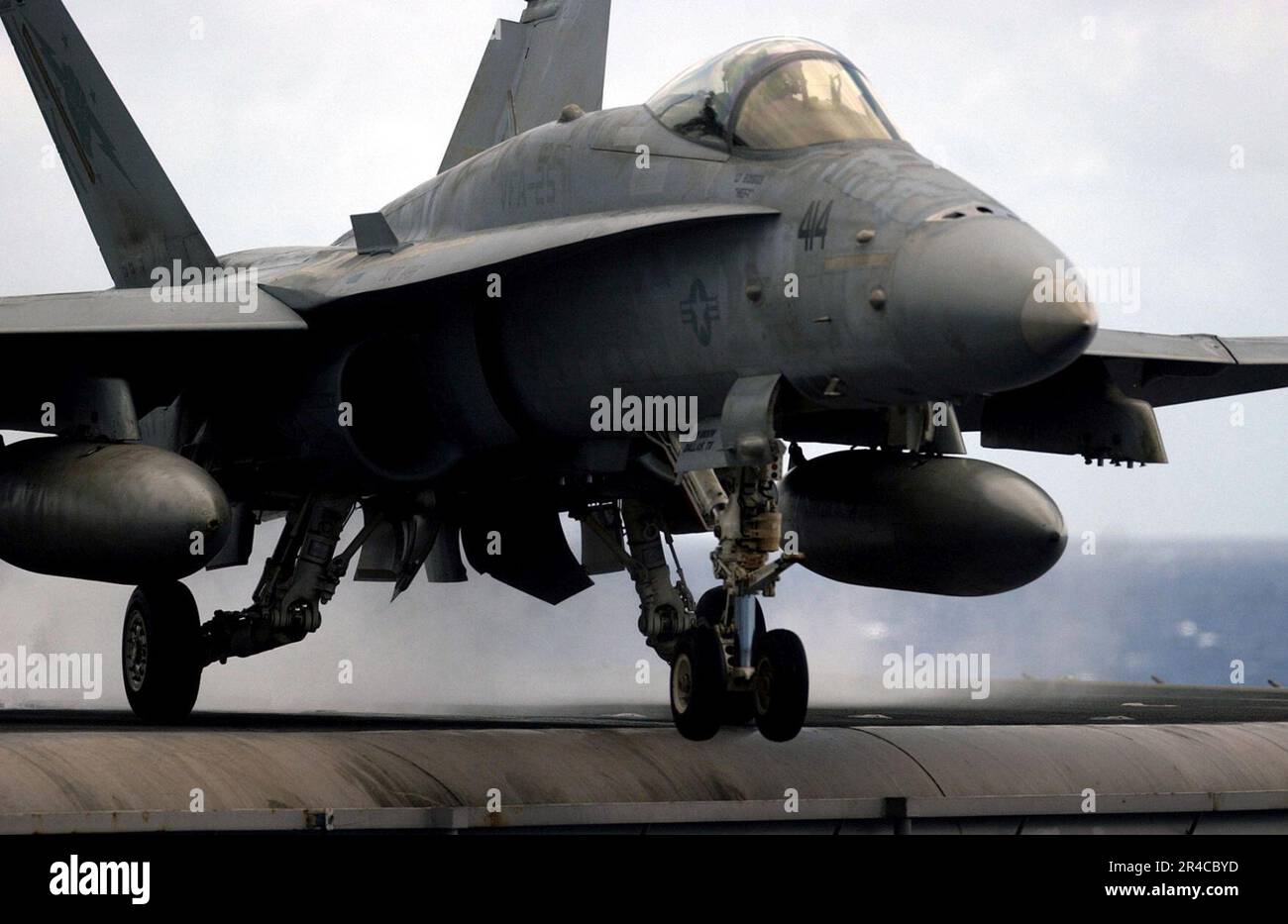 US Navy An F-A-18C Hornet assigned to the ''Fist of the Fleet'' of ...