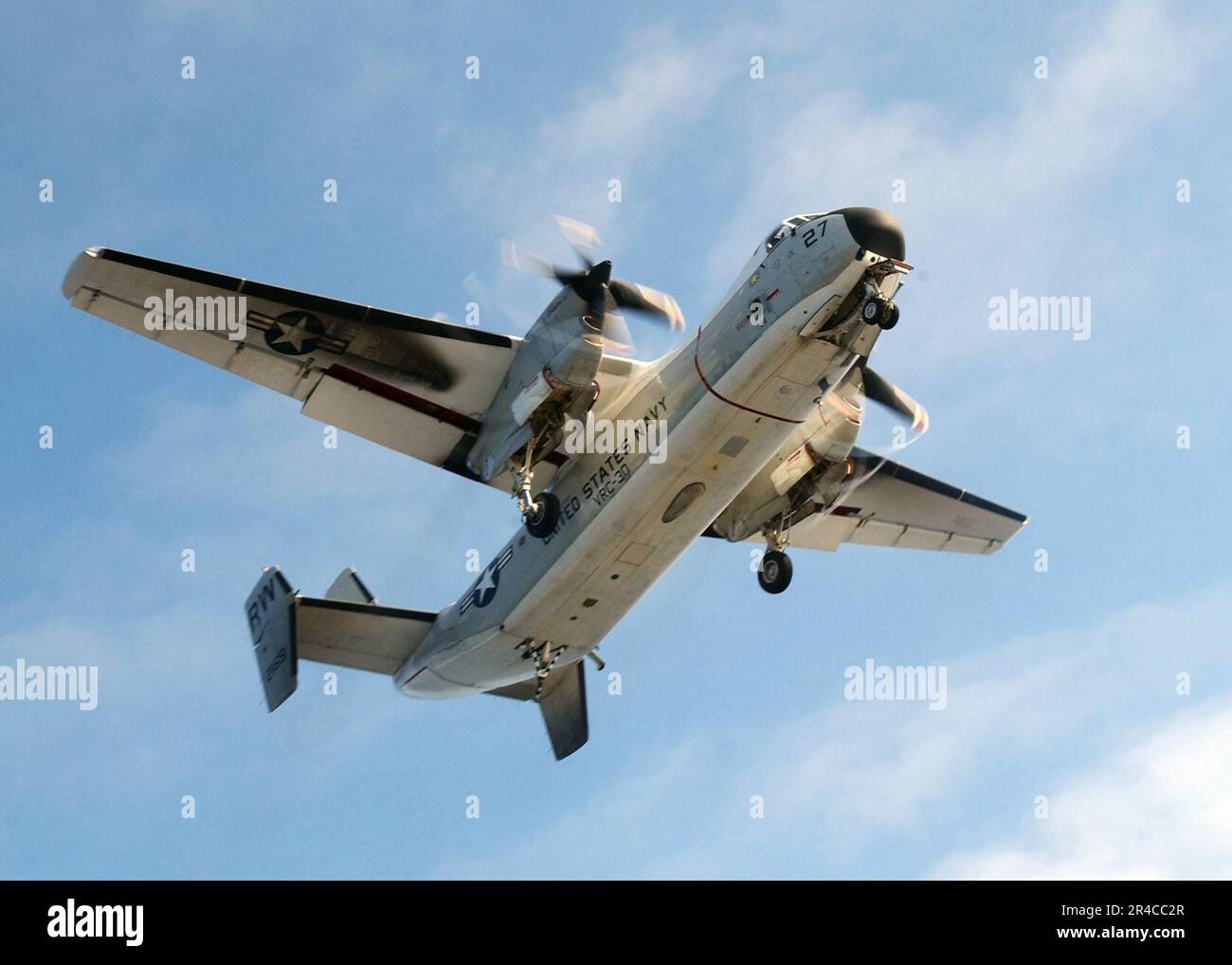 US Navy A C-2A Greyhound assigned to the Providers of Fleet Logistics ...