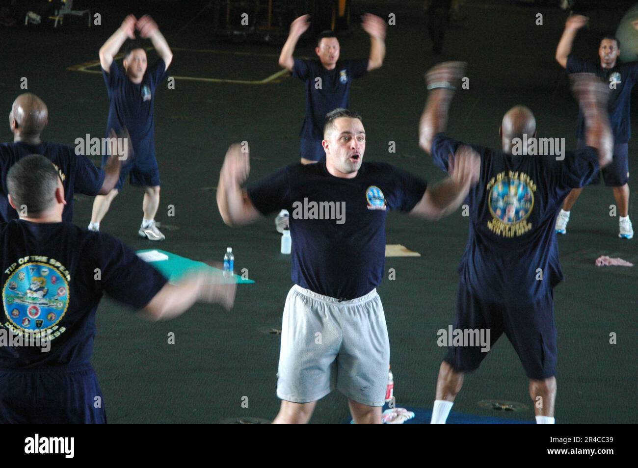 US Navy Conventionally-powered aircraft carrier USS Kitty Hawk (CV 63 ...