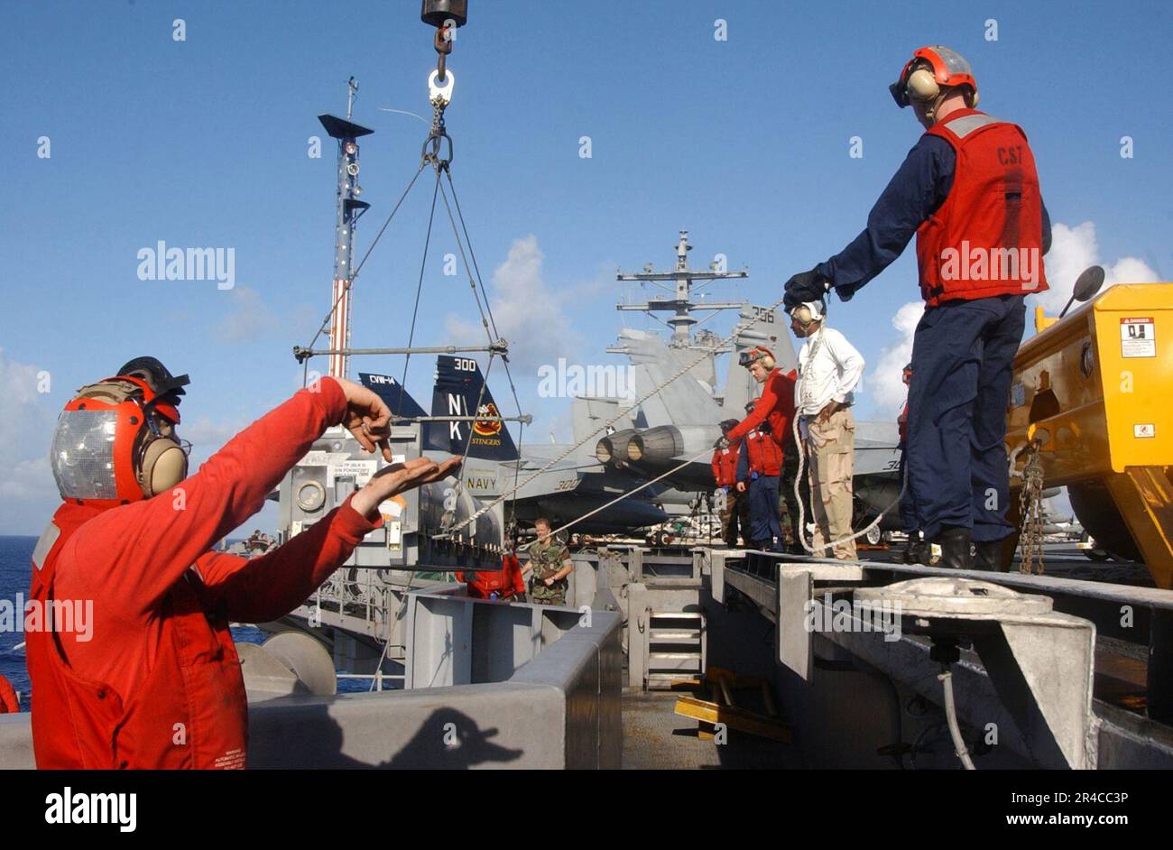 US Navy Working together, fire controlmen guide a NATO Sea Sparrow ...