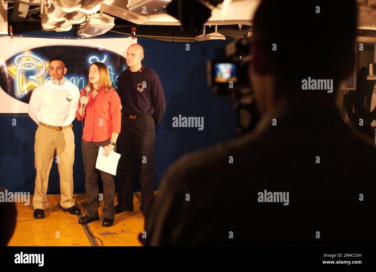 US Navy Morale, Welfare and Recreation (MWR) sponsored show Reagan Idol ...