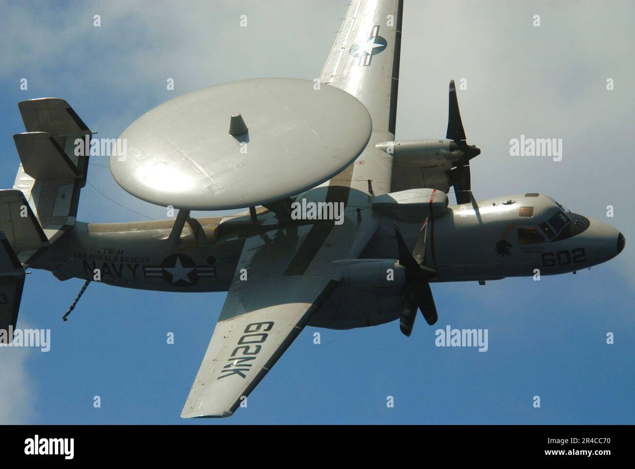 US Navy An E-2C Hawkeye assigned to Airborne Early Warning Squadron One ...