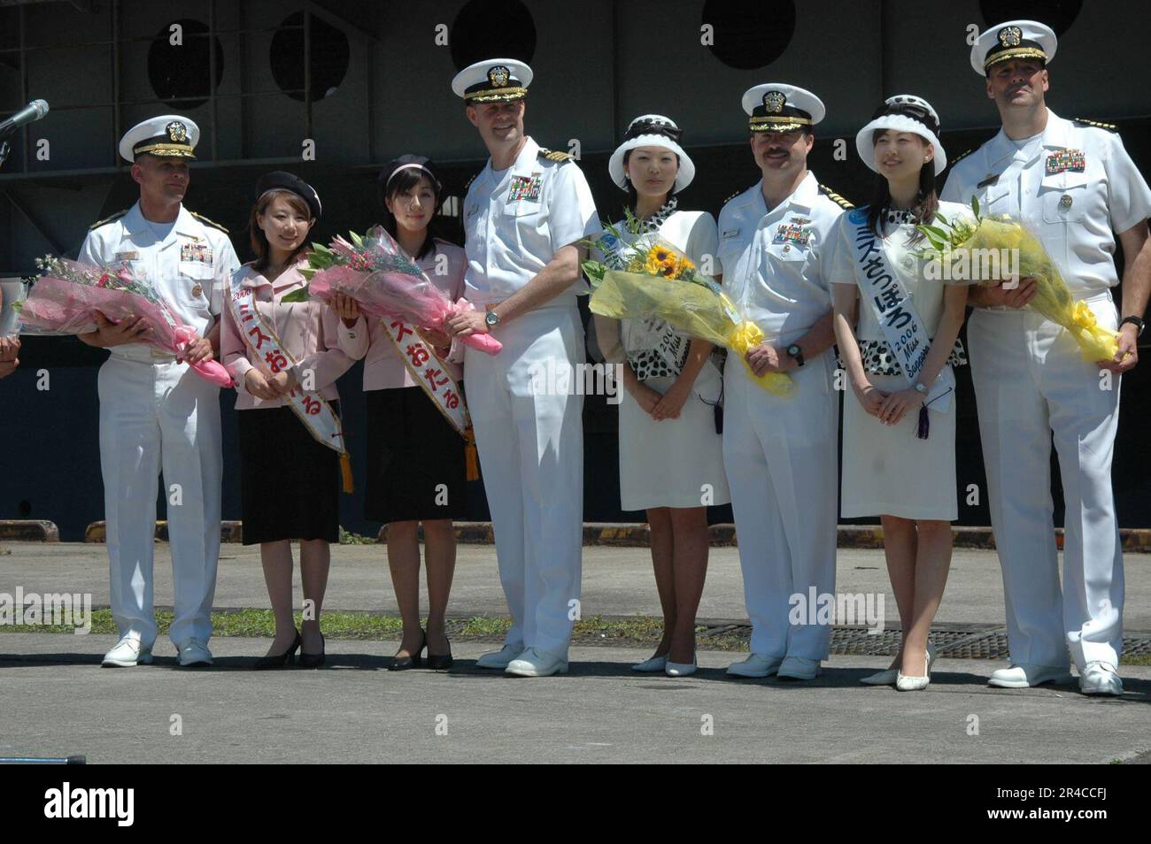 US Navy Rear Adm. Doug McClain, USS Kitty Hawk (CV 63) Commanding ...