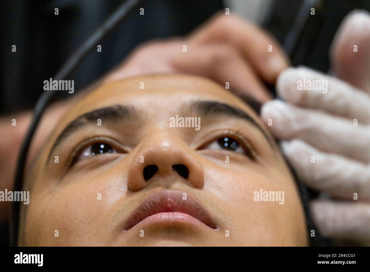 U.S. Marine Corps Recruit James A. Arayon with Kilo Company, 3rd ...