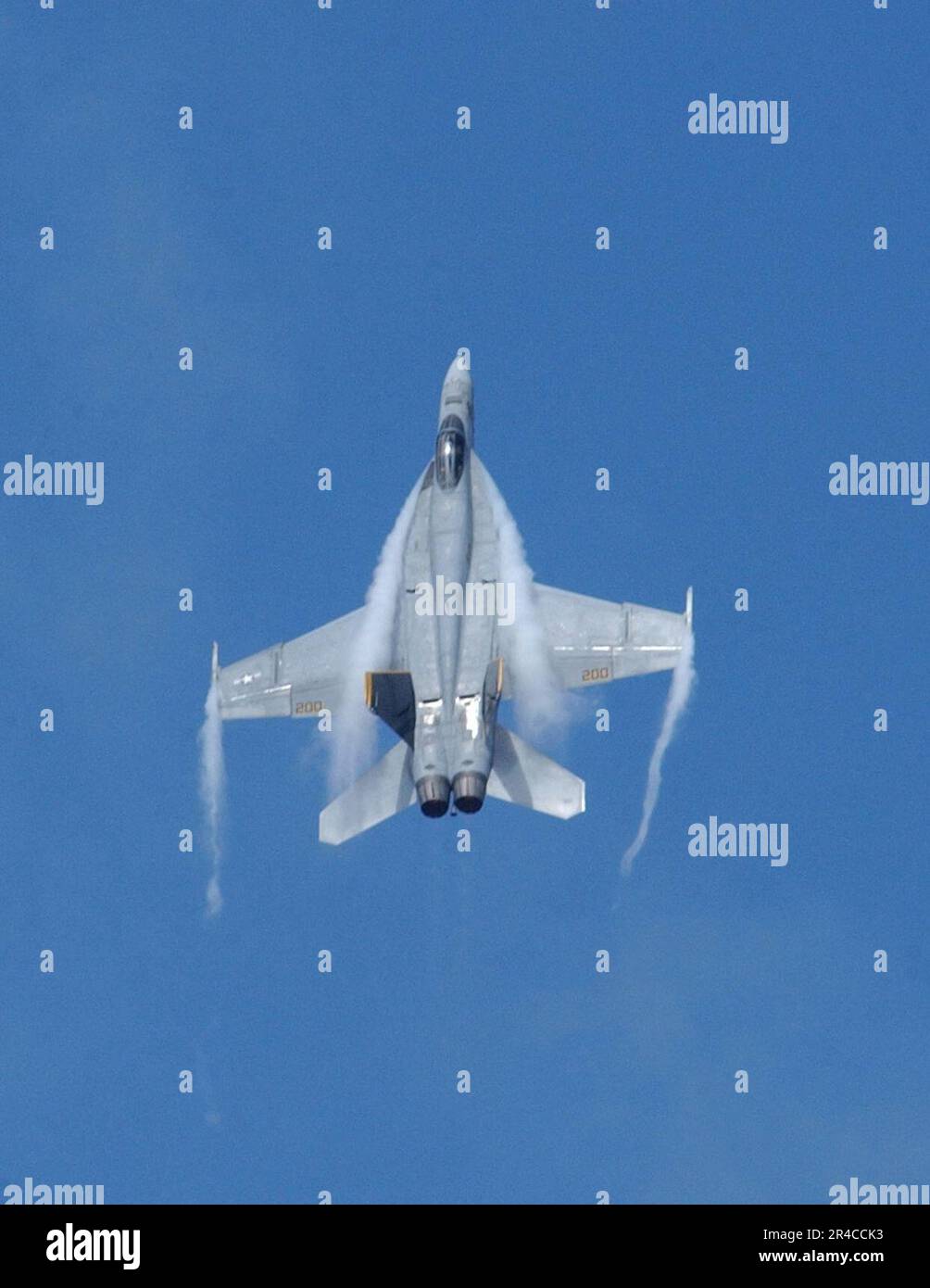 US Navy An F-A-18E Super Hornet assigned to Strike Fighter Squadron One One Five (VFA-115 ...