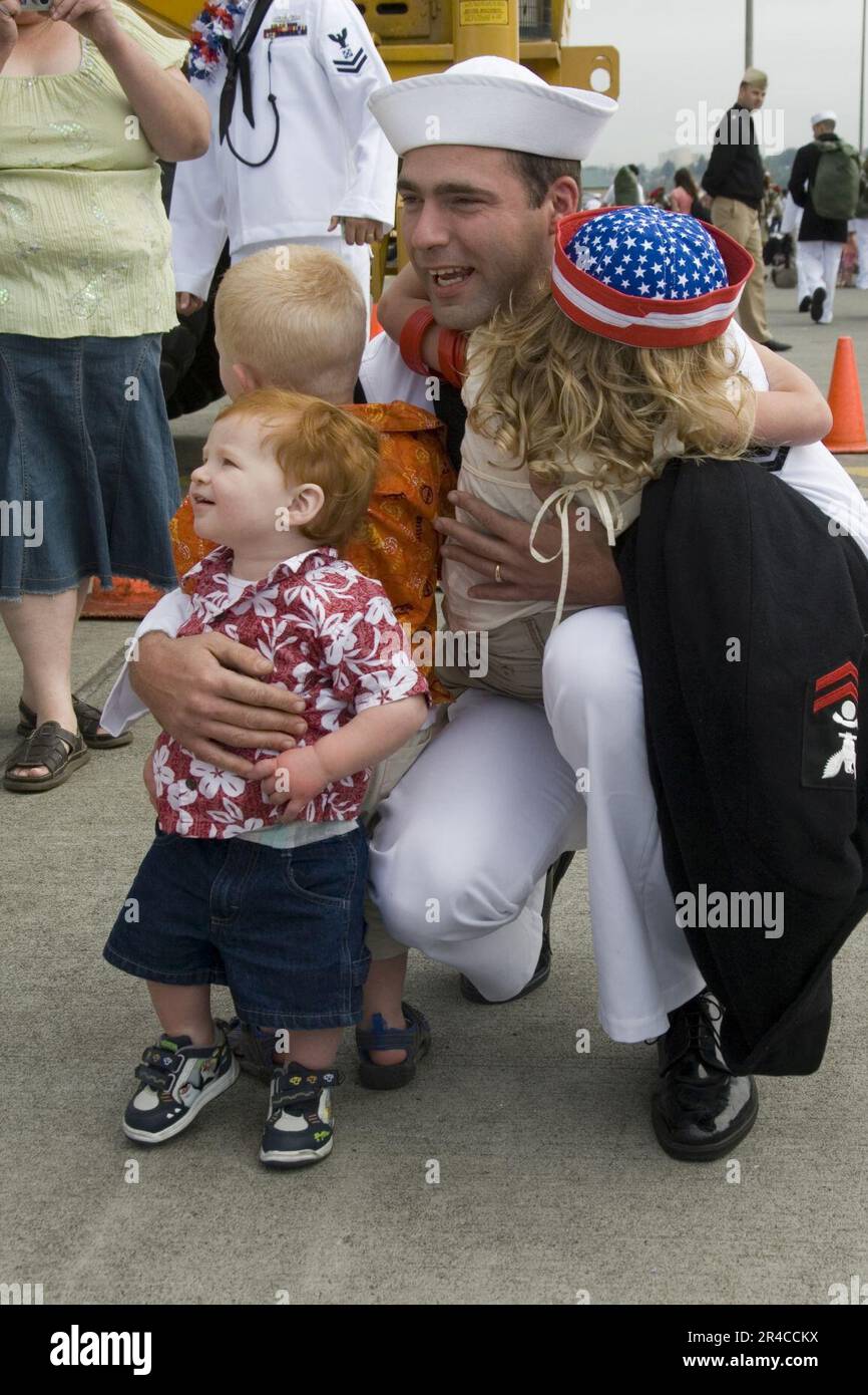 US Navy Interior Communications Electrician 2nd Class assigned to the ...