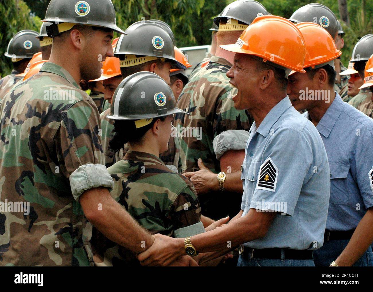 US Navy Naval Construction Battalion One (NMCB-1) participates in the ...
