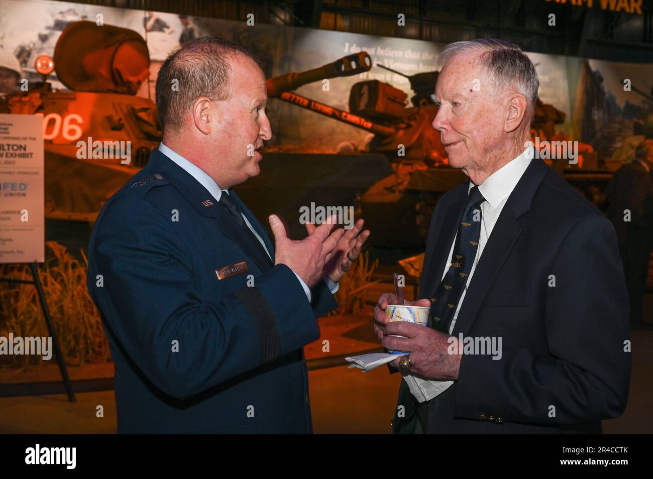 Maj. Gen. Anthony Genatempo, left, program executive officer, Command ...