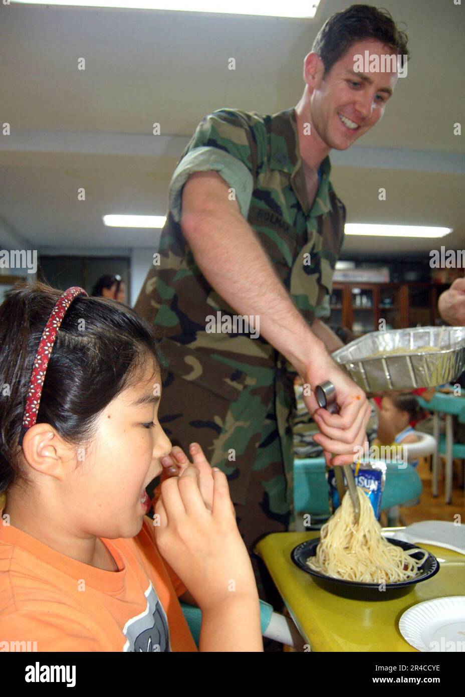 US Navy Lt. assigned to Commander Naval Forces Korea (CNFK), serves ...