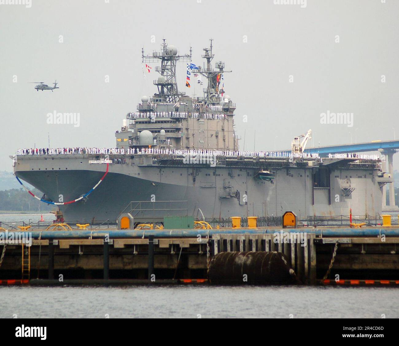 US Navy The amphibious assault ship USS Peleliu (LHA 5), returns to its homeport at Naval ...