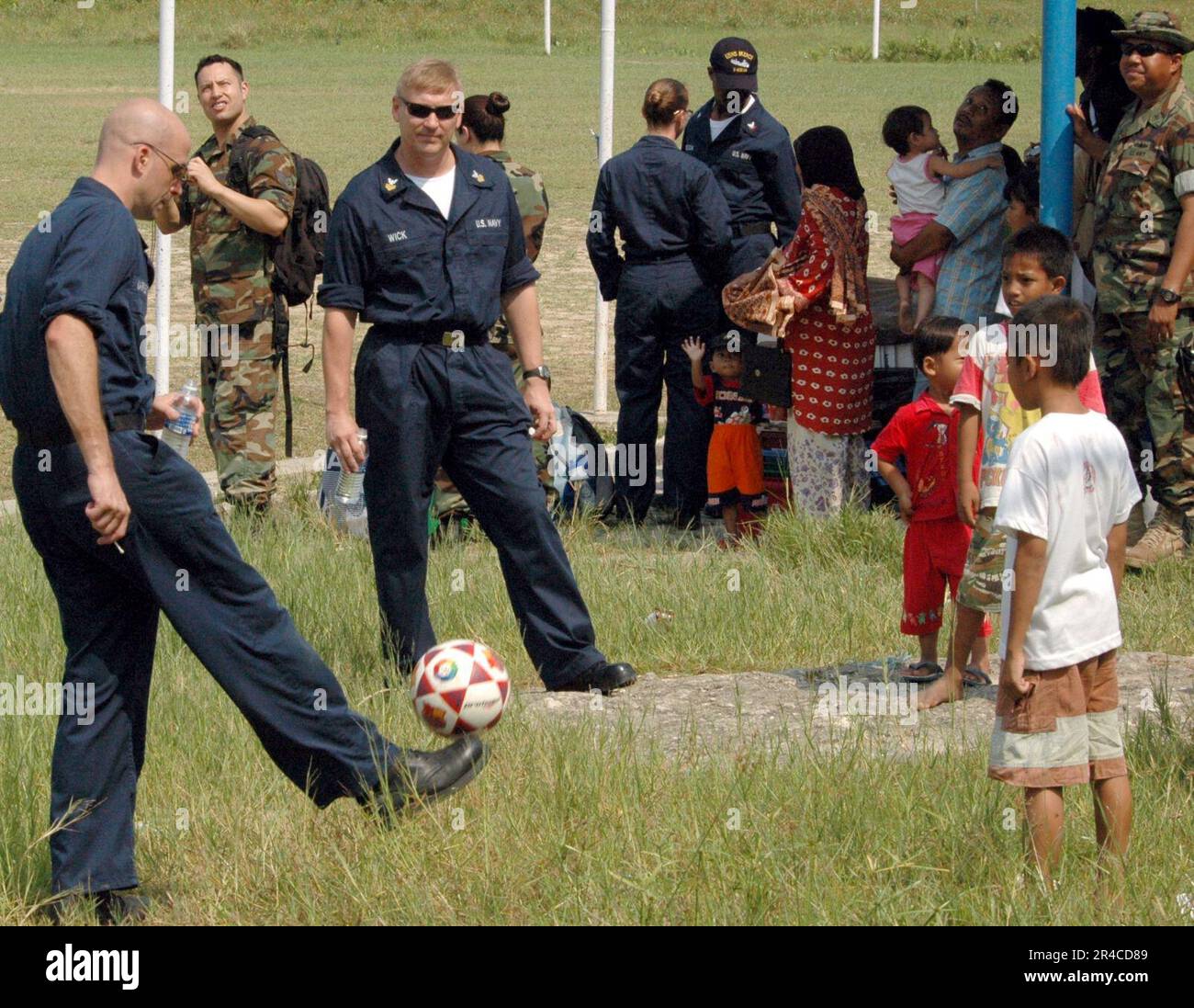 US Navy Sailors embarked with the Medical Treatment Facility aboard the ...