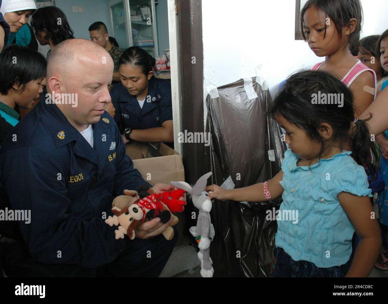 US Navy Navy Chief Hospital Corpsman a member the Medical Treatment ...