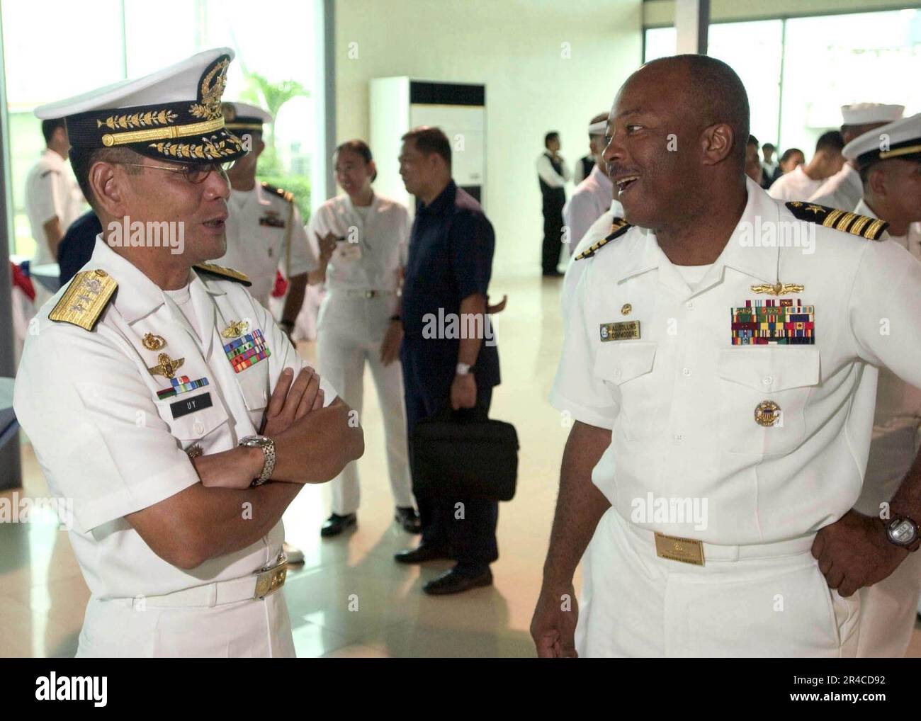 US Navy Commander, Destroyer Squadron One and the five-ship exercise ...