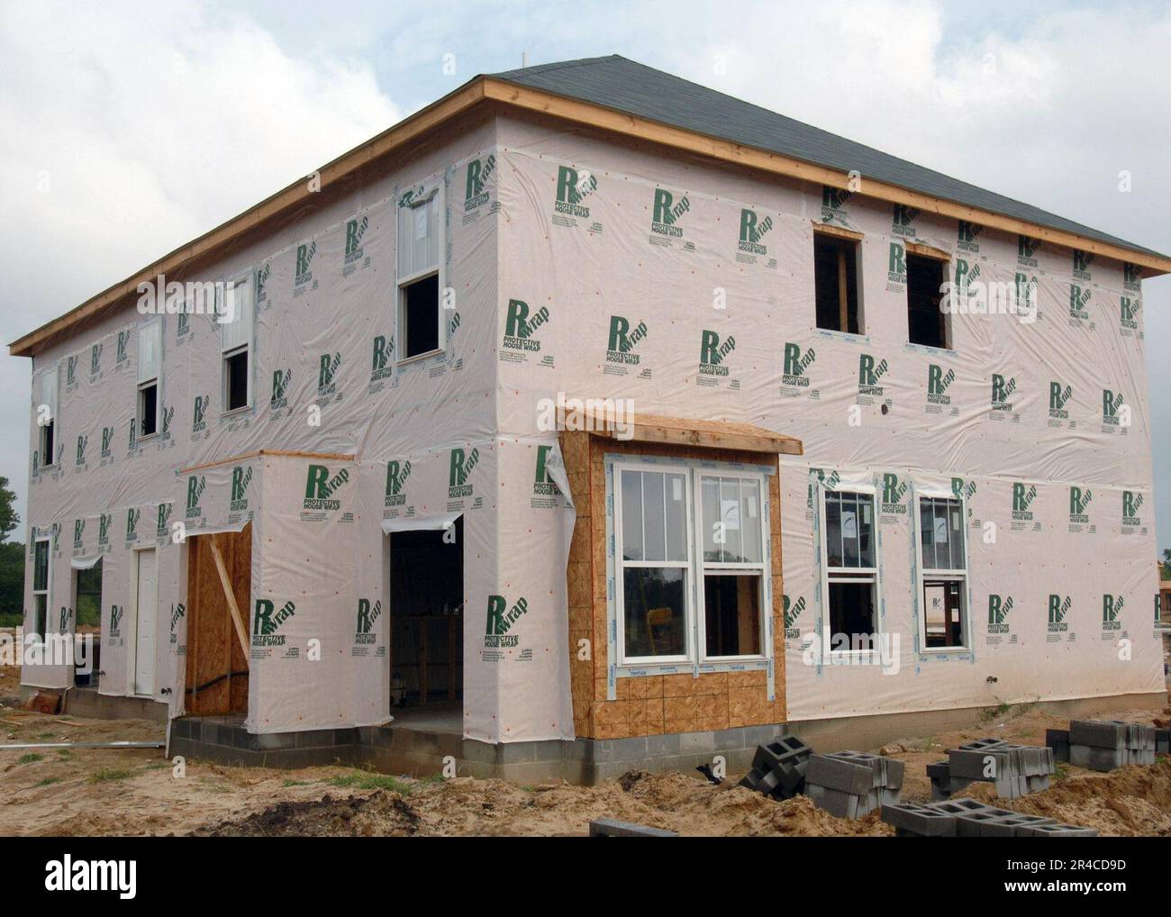 US Navy This home under construction is one of the many new units being ...