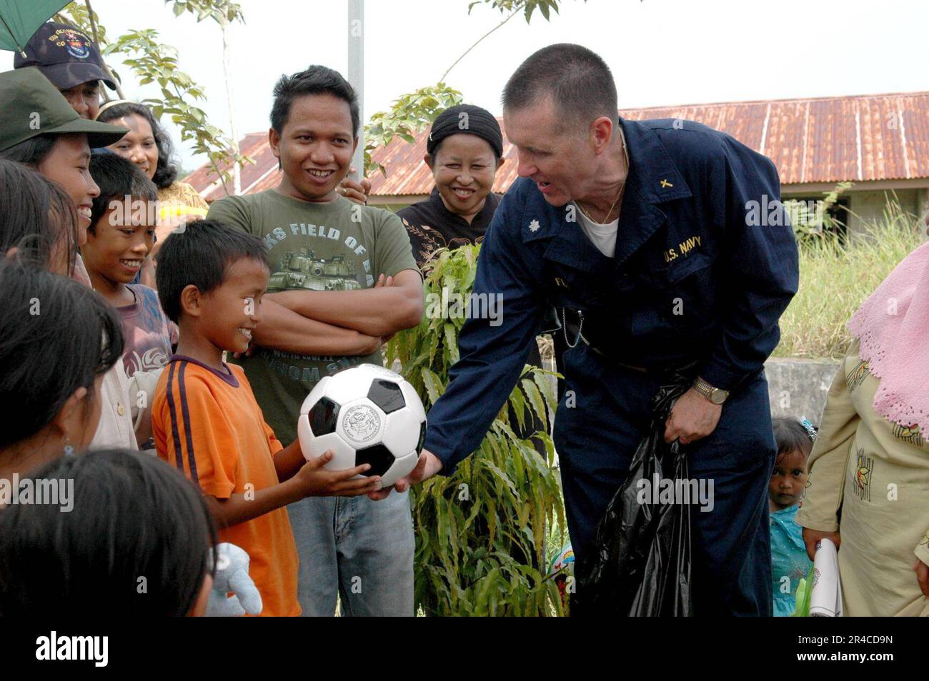 US Navy Navy Chaplain, Cmdr. assigned aboard the Military Sealift ...