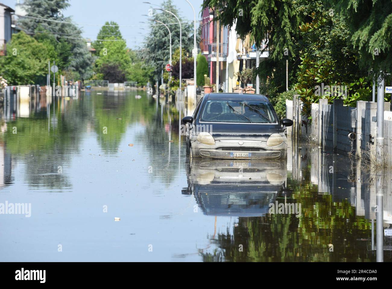 Ravenna, Italy. 27th May, 2023. Ten days after the last heavy flood ...